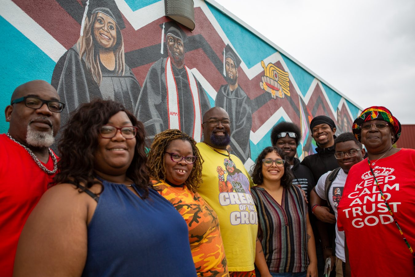 Campus showcases new mural at Patriots' Casa | Texas A&M University-San ...
